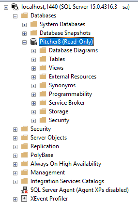 How to migrate an SQL Server Database to a Docker Linux Container.